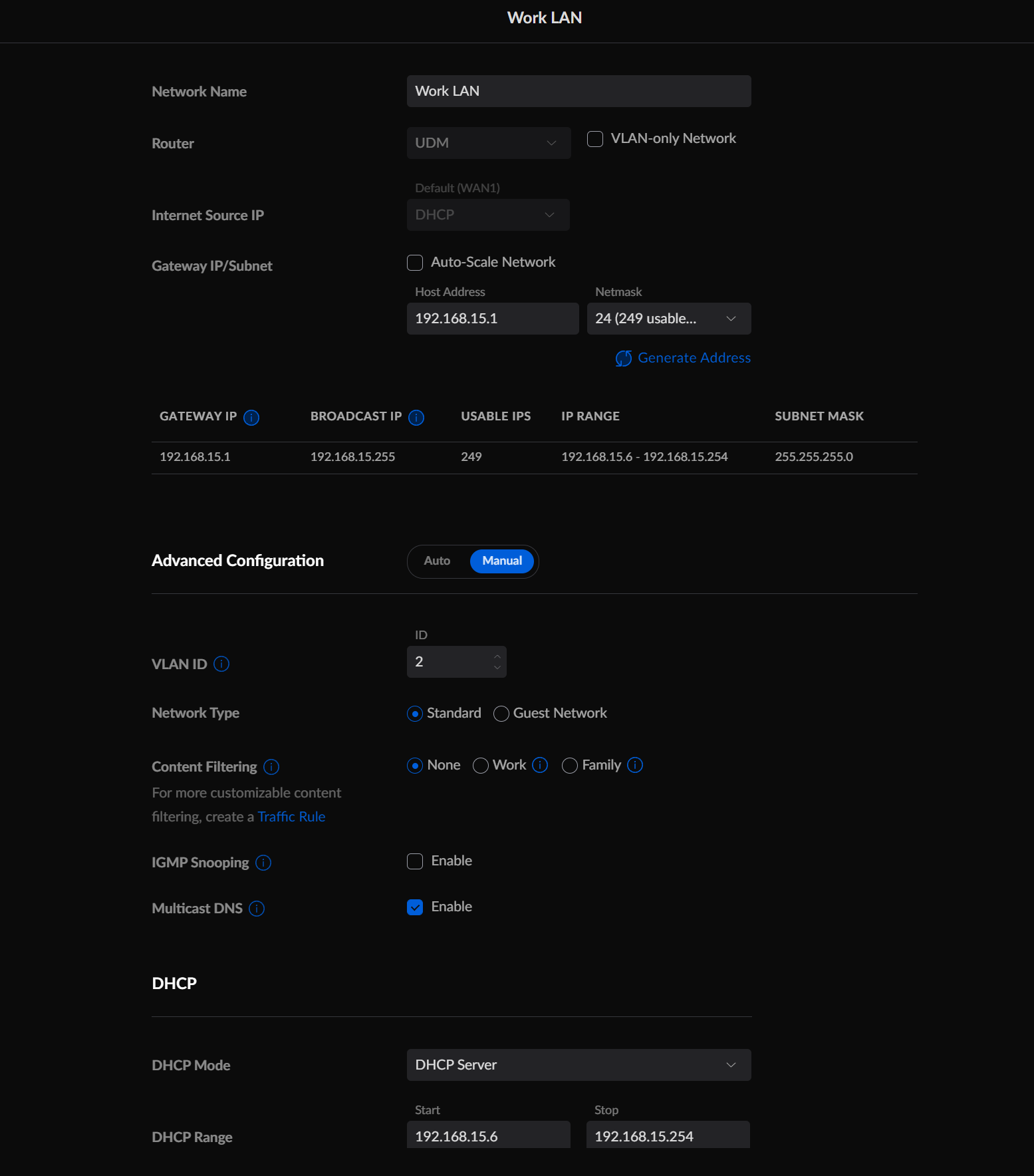 UPDATED: Segmenting Home Network Using A Work VLAN on UniFi